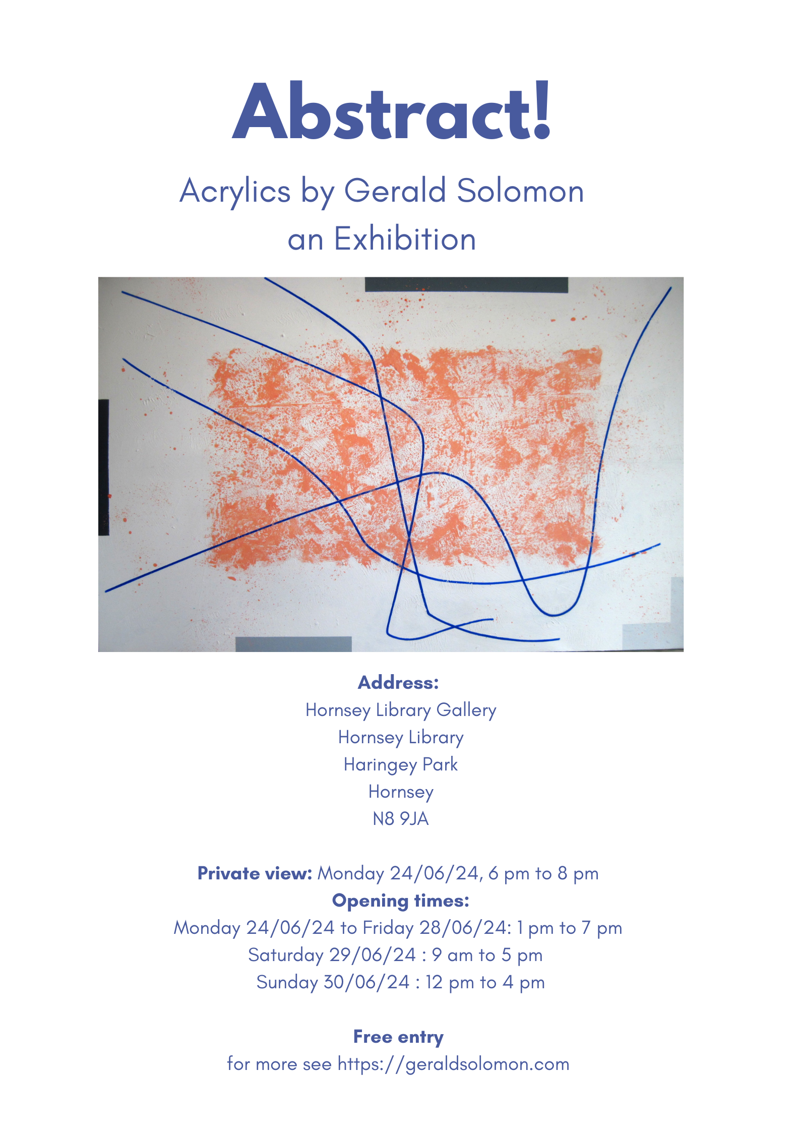 News and Exhibitions – Gerald Solomon
